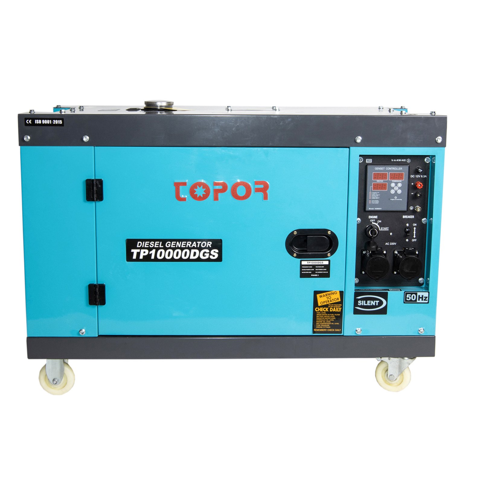TP10000DGS dyzelinis generatorius 6.5kW (tylus) – Sodrinta.lt